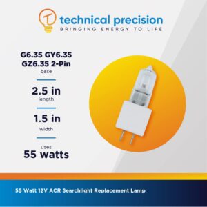 Replacement for ACR 55 Watt 12V Lamp for RCL-100, 1930.3, 6001, ACR600, RCL-100D Marine Light Bulb