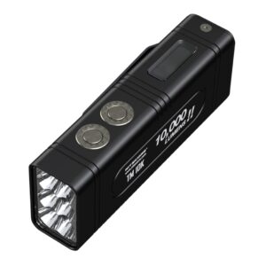 NITECORE TM10K TM10K Tiny Monster 10,000 Lumen Burst Rechargeable Flashlight, Black