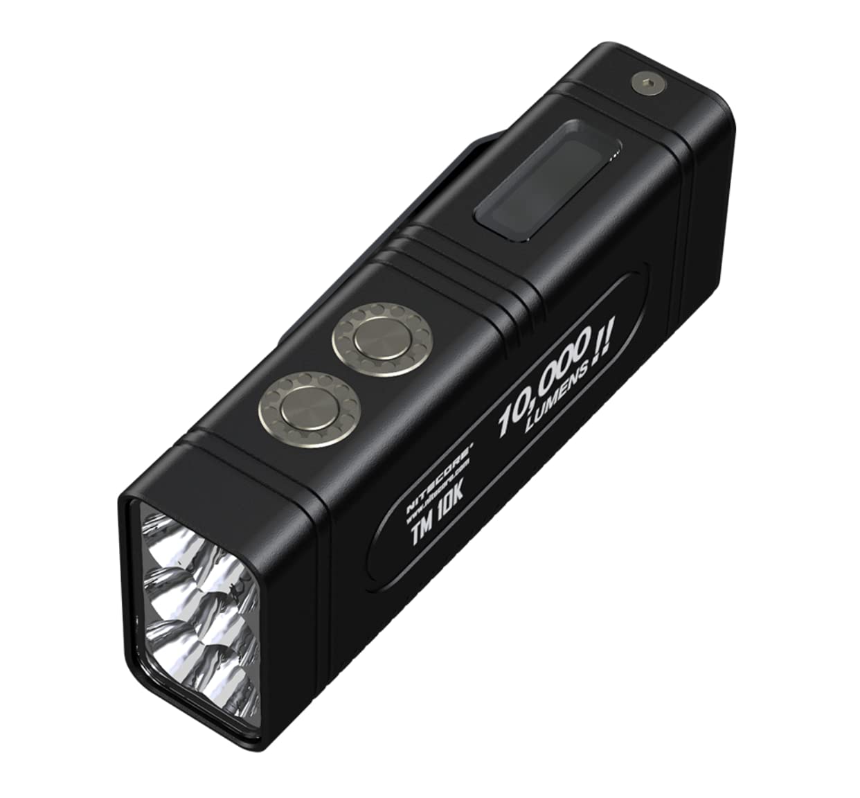 NITECORE TM10K TM10K Tiny Monster 10,000 Lumen Burst Rechargeable Flashlight, Black