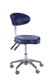 global-dental mobile chair doctor's stool height adjustment portable polygon shape pu leather