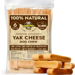 Tibetan Dog Chew 2 lb Yak Cheese Sticks Natural Handmade Treats for Extra Large Dogs, LongLasting and Easy to Digest with No Additives, Rawhide, Grains, or Gluten, Perfect for Aggressive Chewers, Bulk