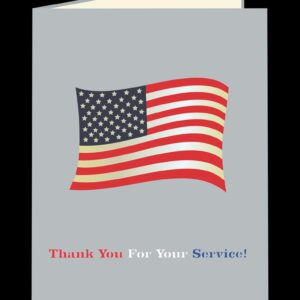 iGifts And Cards Patriotic Appreciation 3D Pop Up Greeting Card - Hero, American Flag, Half-Fold, Veterans, Memorial, Military, USA, All Occasion, Welcome Home, Retirement, Miss You