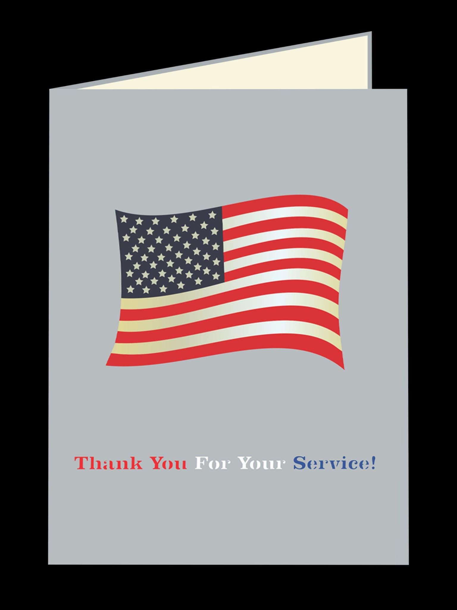 iGifts And Cards Patriotic Appreciation 3D Pop Up Greeting Card - Hero, American Flag, Half-Fold, Veterans, Memorial, Military, USA, All Occasion, Welcome Home, Retirement, Miss You