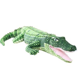 leroro alligator stuffed animalcrocodile plush toy 39 inch large big realistic stuffed child pillow cushion - soft cuddly figures for kids girl boy