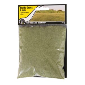 Woodland Scenic Static Grass 2mm-Light Green -FS615