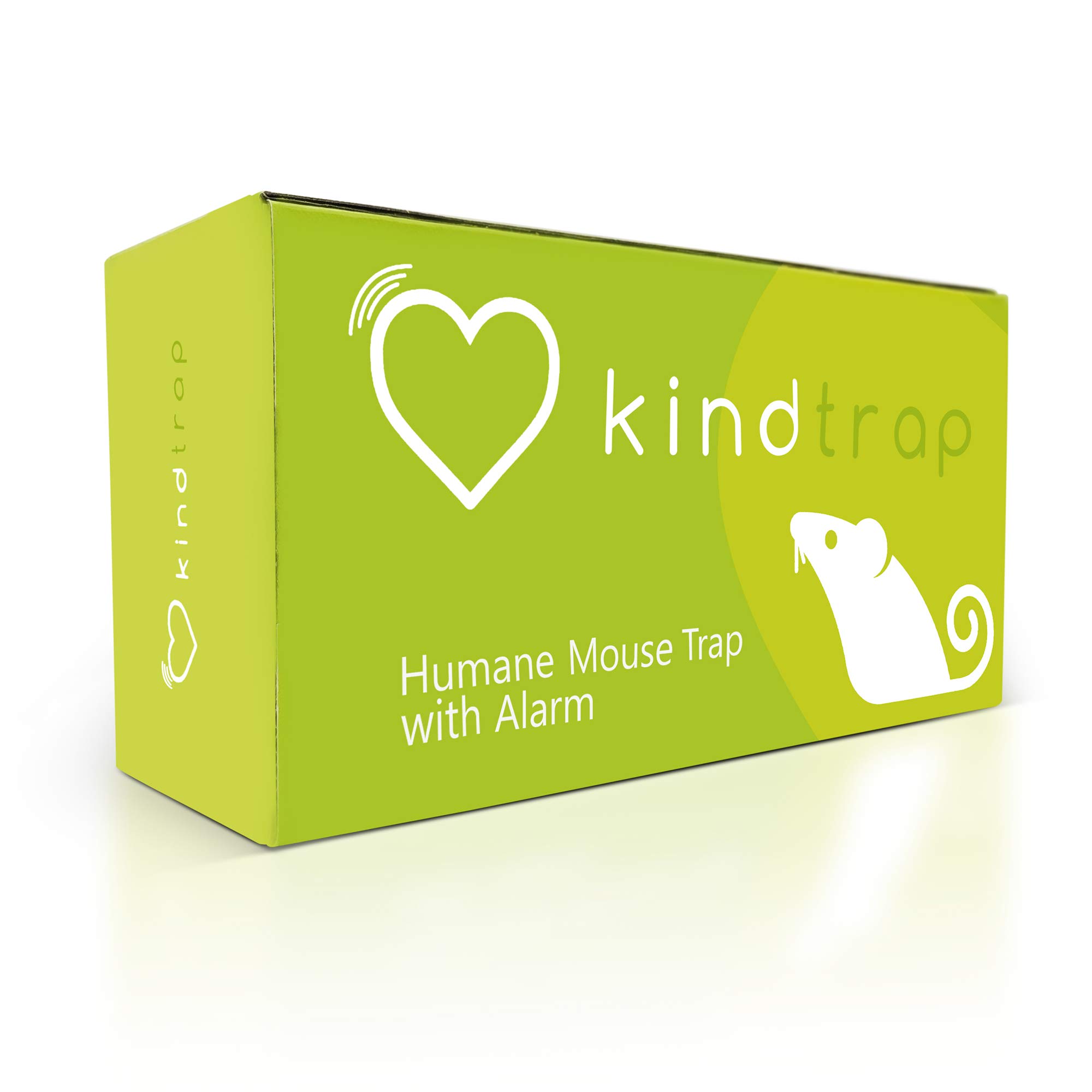 KindTrap - Humane Live Mouse Trap w/Smart Alarm - Audible Alert -Pet Friendly