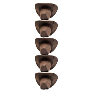 YYST Cowboy Hat Rack Cowboy Hat Holder Coyboy Hat Organizer 5/PK- No Cowboy Hat