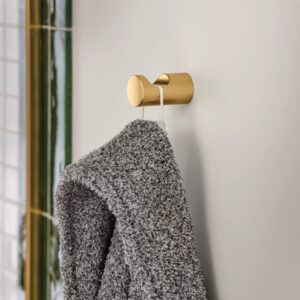 Moen Align Brushed Gold Modern Single Robe Hook, YB0403BG