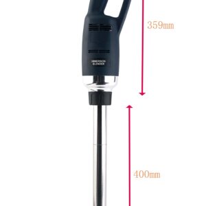 Li Bai 16'' Heavy Duty Big Immersion Blender Speed Control for Restaurant Commercial Mixer Electric 500W Removable Shaft 2500rpm to 15000rpm 6 month warranty