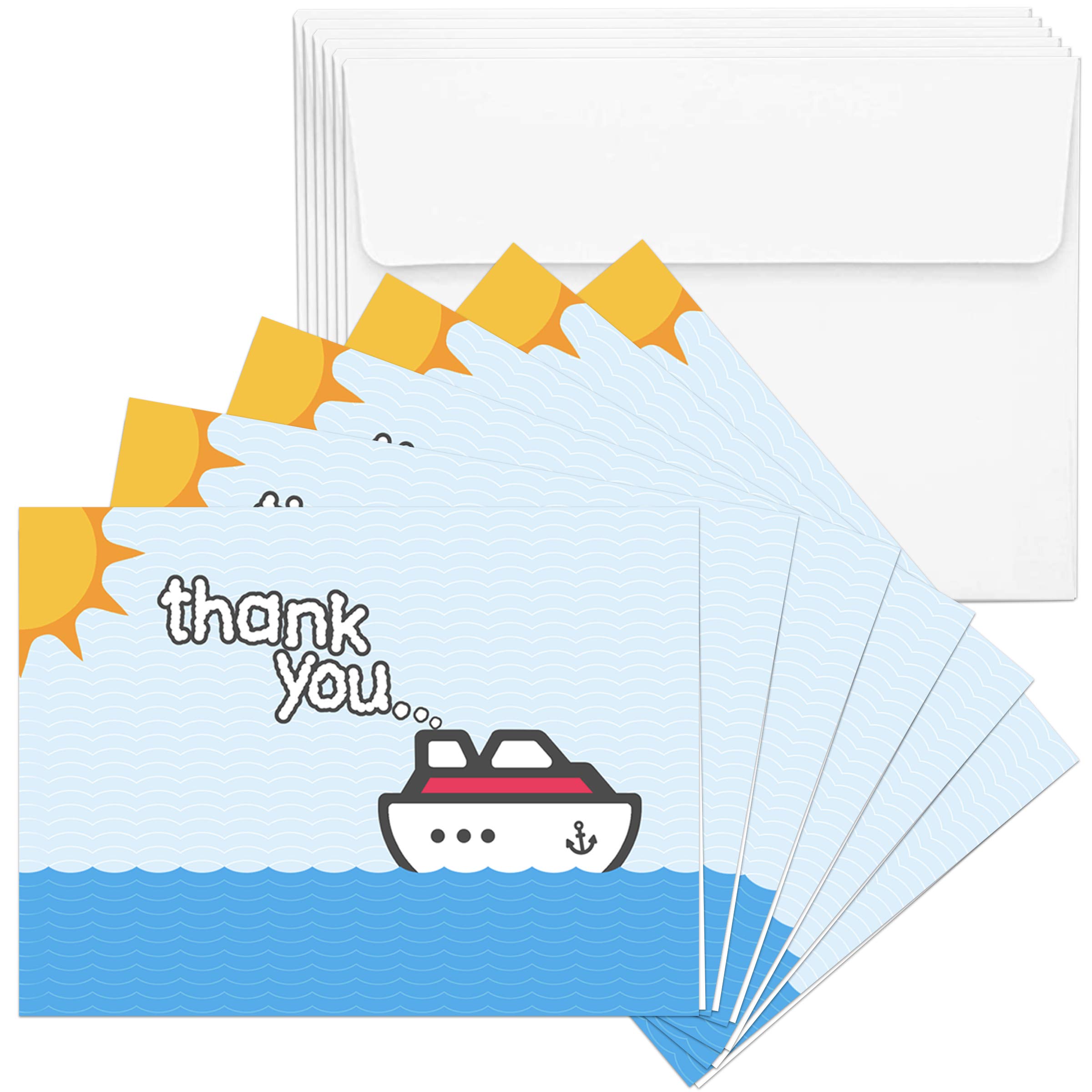 Cruise On Cruise Staff Thank You Cards from [6 Pack]