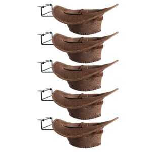 yyst cowboy hat rack cowboy hat holder coyboy hat organizer 5/pk- no cowboy hat