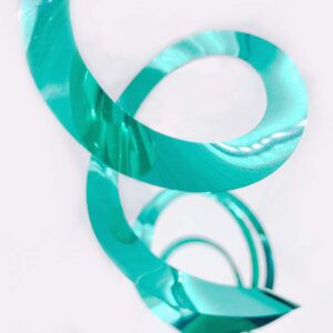 Teal Swirl Hanging Decorations Birthday Ceiling Hangings Decorations Baby Shower Wedding Bridal Shower Party Swirl Decorations, 28pc