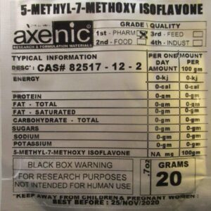 5 Methyl 7 methoxyisoflavone Powder, 20 Grams (5-methy-7-methoxy-isoflavone)