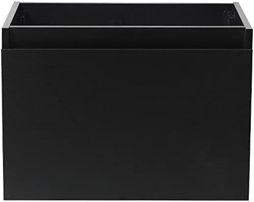 Fresca Mezzo 30" Black Wall Hung Modern Bathroom Cabinet - Cabinet Only (Sink Not Included)