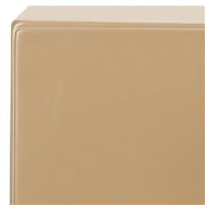 Safavieh Home Raquel Modern Taupe and Gold and Brown 3-drawer Chest