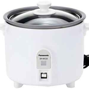 Panasonic Mini Cooker (1.5Go / 225g) SR-MC03-W (WHITE)【Japan Domestic Genuine Products】 【Ships from Japan】