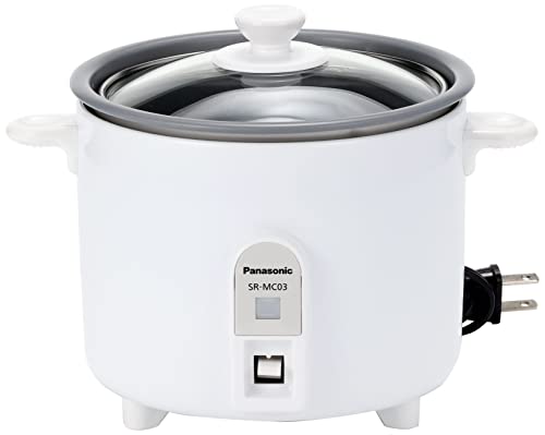 Panasonic Mini Cooker (1.5Go / 225g) SR-MC03-W (WHITE)【Japan Domestic Genuine Products】 【Ships from Japan】