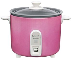 panasonic mini cooker (1.5go / 225g) sr-mc03-p (pink)【japan domestic genuine products】 【ships from japan】