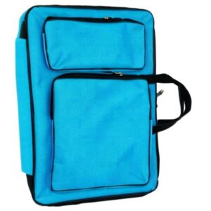 Water-Resistant Art Portfolio Carry Case Bag Backpack 18.6" x 13.9" Student Artist Portfolio for Art Supplies Storage and Traveling Drawing Board Folding Easel Palette Sketch Paper Brushes Pencils