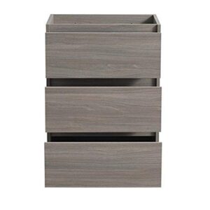 Fresca Lazzaro 24" Gray Wood Free Standing Modern Bathroom Cabinet - Cabinet Only (Sink Not Included)