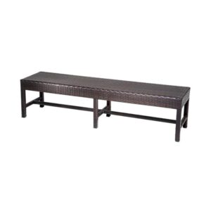 tk classics bench belle dining outdoor furniture, espresso