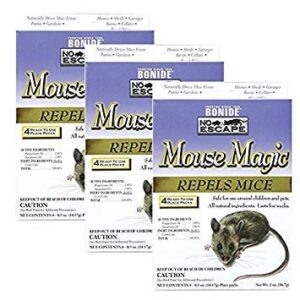 bonide 865 4 count mouse repellent, 2-ounce 3 - pack (12 count)