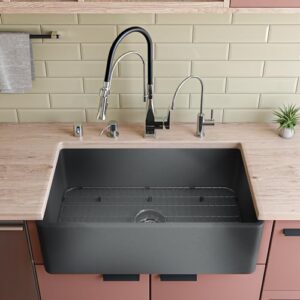 ALFI brand ABCO3320SB Kitchen Sink, Concrete