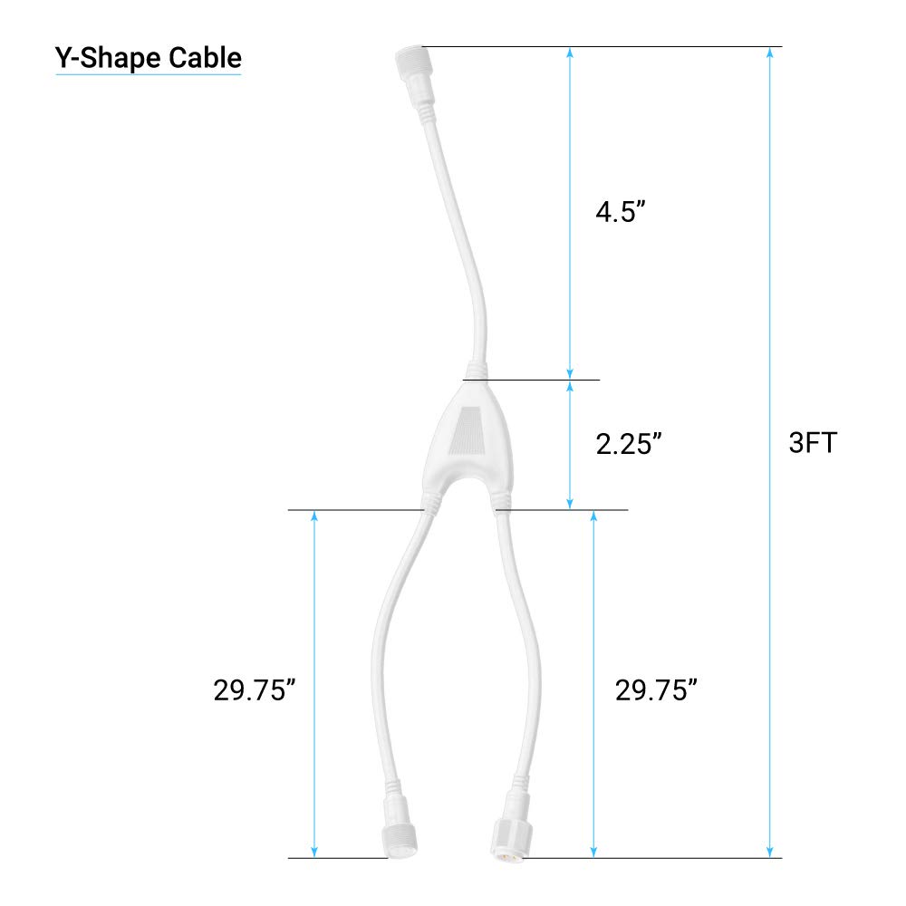 LEDMyplace 18W 4ft LED Freezer/Cooler Tubes T8 V-Shape, 2160 Lumens, 5000k Daylight White, 180° Beam Angle, 100-277V, Tube Lights for Supermarkets Freezer, Grocery Stores, Commercial Freezer Lights