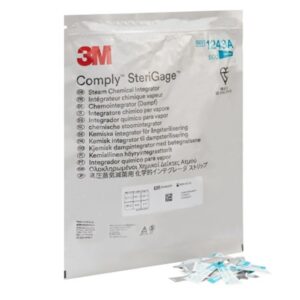 3m™ attest™ steam chemical integrator, 1243b, type 5, 3/4 in x 2 in (1.9 cm x 5.1 cm), 100/bag, 10 bag/cs, 1000/cs