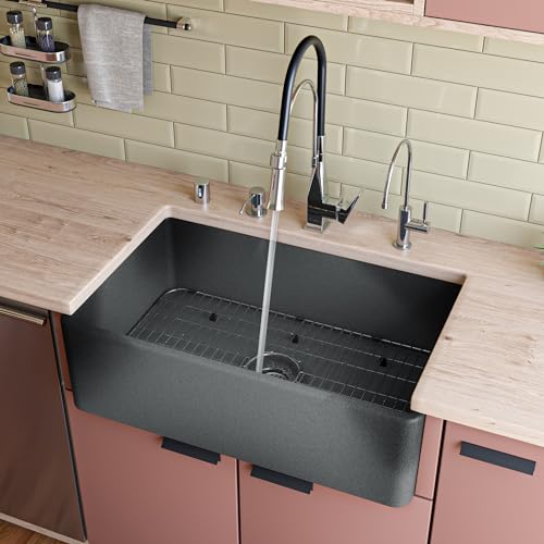 ALFI brand ABCO3320SB Kitchen Sink, Concrete