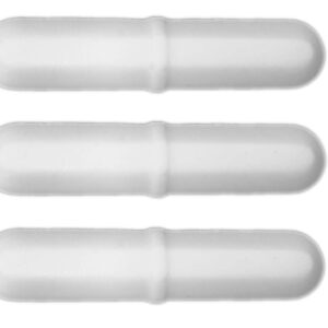 3 Pack, PTFE Octagon with Pivot Ring Magnetic Stir Bar Set - 50mm / 1.96 Inch