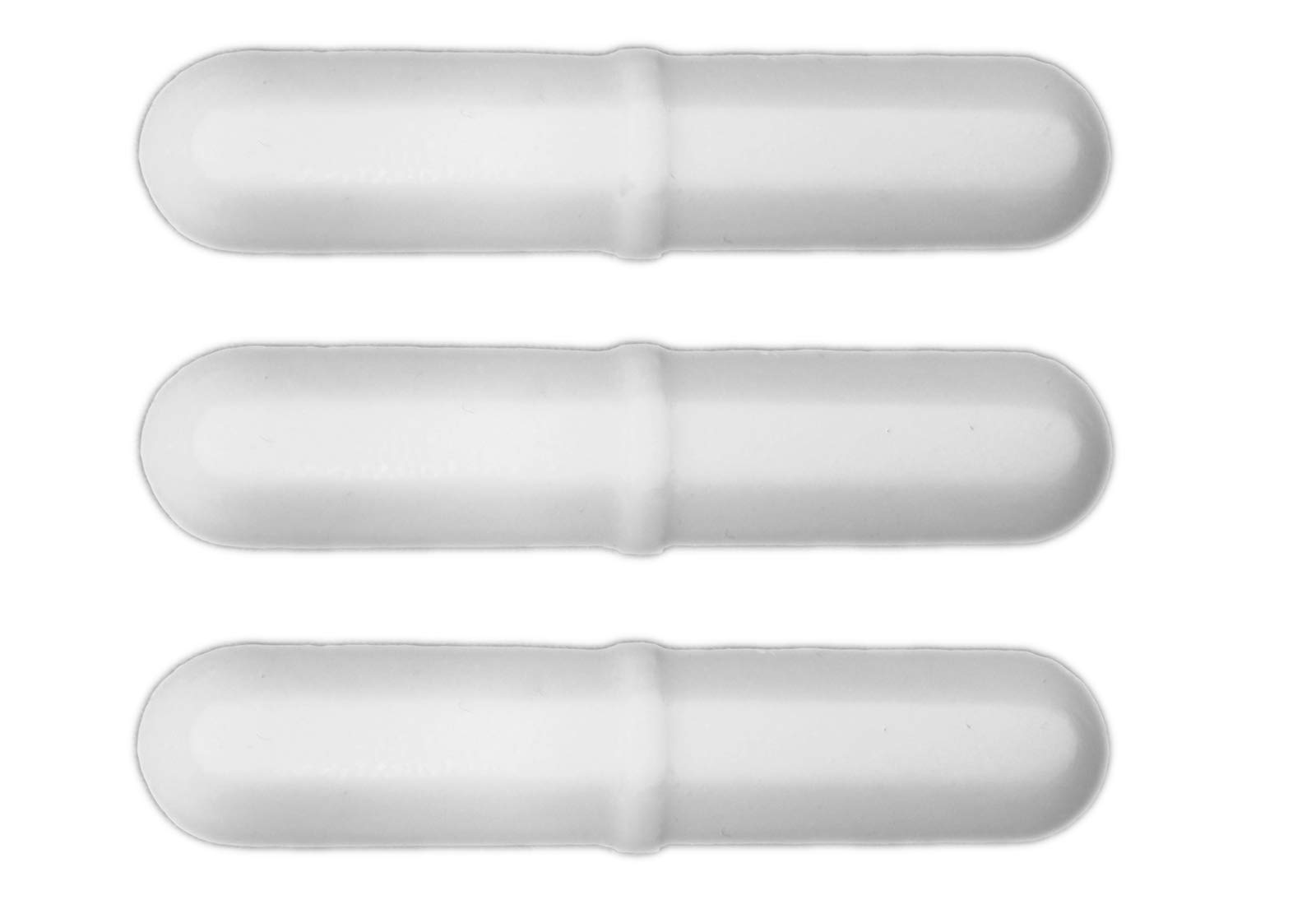 3 Pack, PTFE Octagon with Pivot Ring Magnetic Stir Bar Set - 50mm / 1.96 Inch