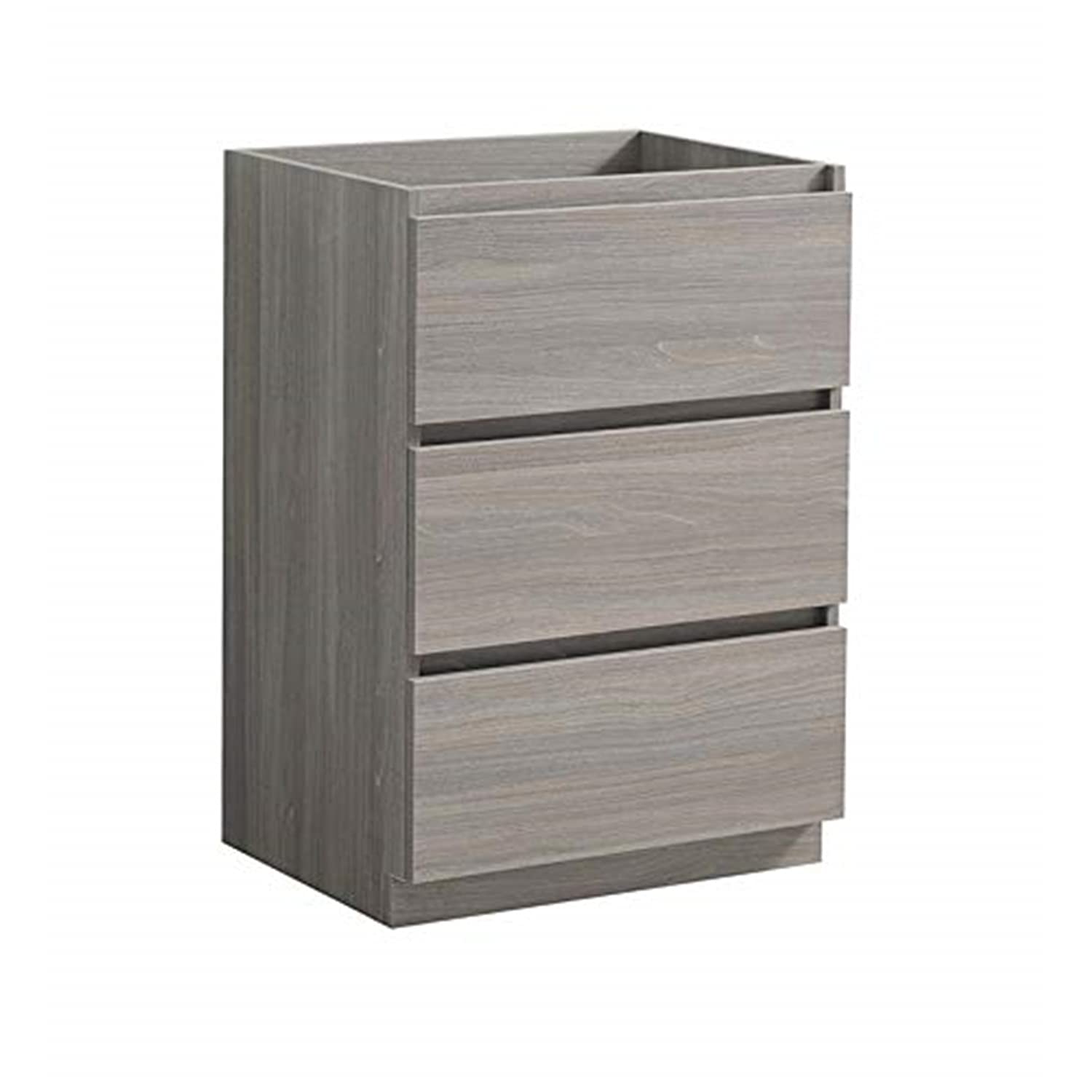 Fresca Lazzaro 24" Gray Wood Free Standing Modern Bathroom Cabinet - Cabinet Only (Sink Not Included)