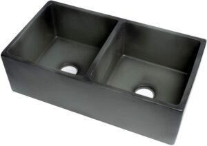 alfi brand abco3318db kitchen sink, concrete