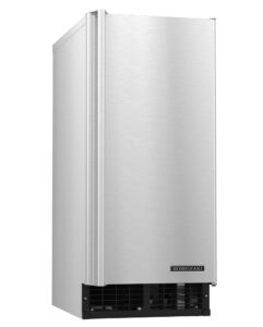 hoshizaki am-50baj undercounter top hat ice maker - 51-lbs/day, air cooled, 115v