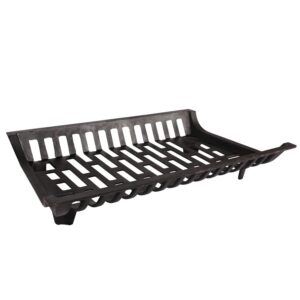 1.go 27-inch heavy duty steel fireplace grate