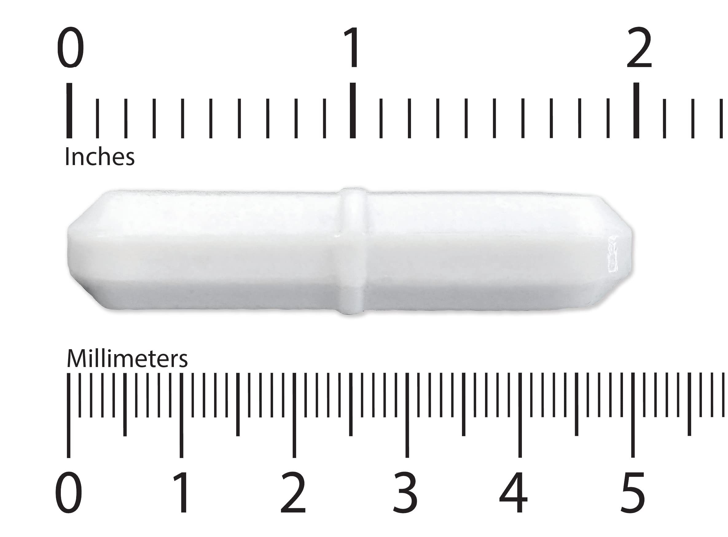 3 Pack, PTFE Octagon with Pivot Ring Magnetic Stir Bar Set - 50mm / 1.96 Inch