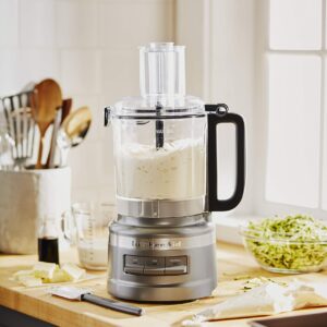 KitchenAid KFP0919CU 9 Cup Plus Food Processor, Contour Silver