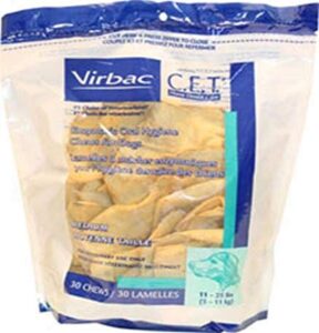 virbac c.e.t. enzymatic oral hygiene dog chews large 26-50 lb 30 count