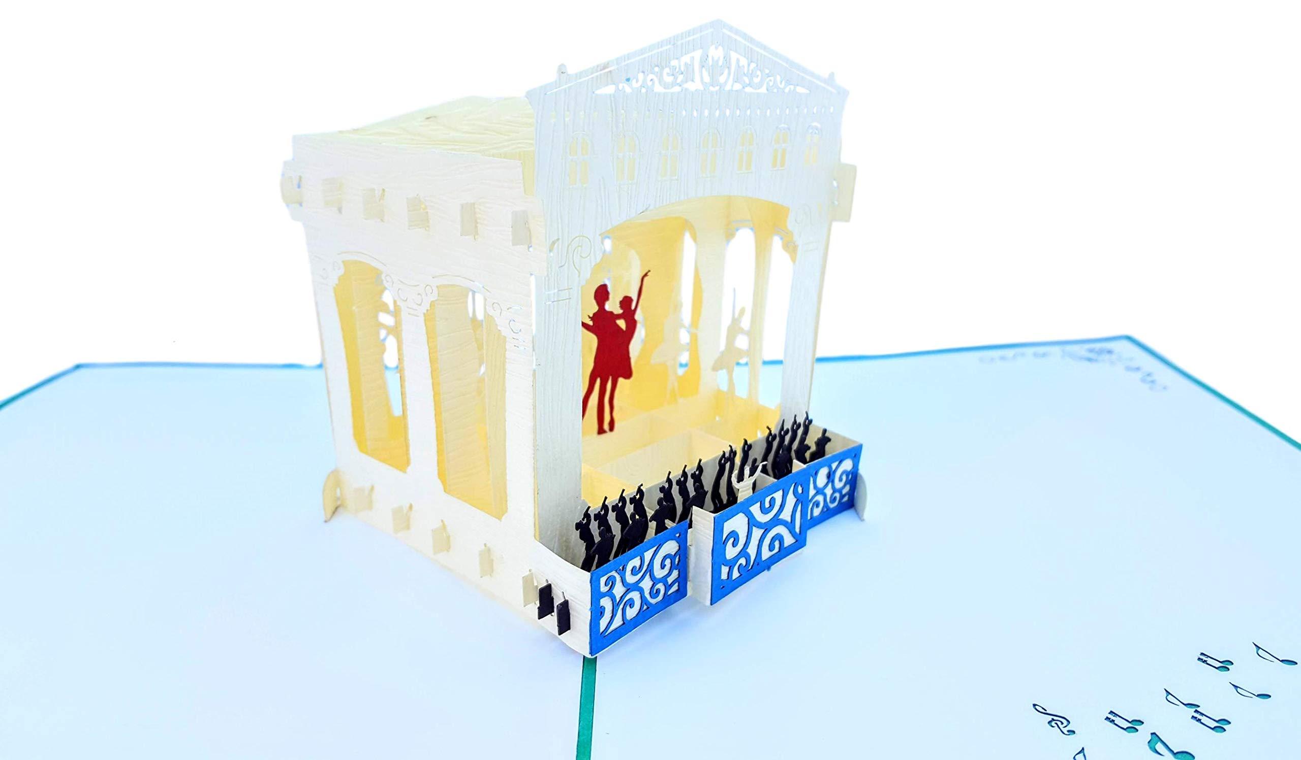 iGifts And Cards Elegant Nutcracker 3D Pop Up Greeting Card - Ballet, Beautiful, Inspirational, Music, Teamwork, Merry Christmas, Season's Greetings, Thank You, All Occasion, Holiday Tradition