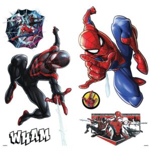 roommates marvel spider-man miles morales peel and stick wall decals by roommates, rmk3922scs