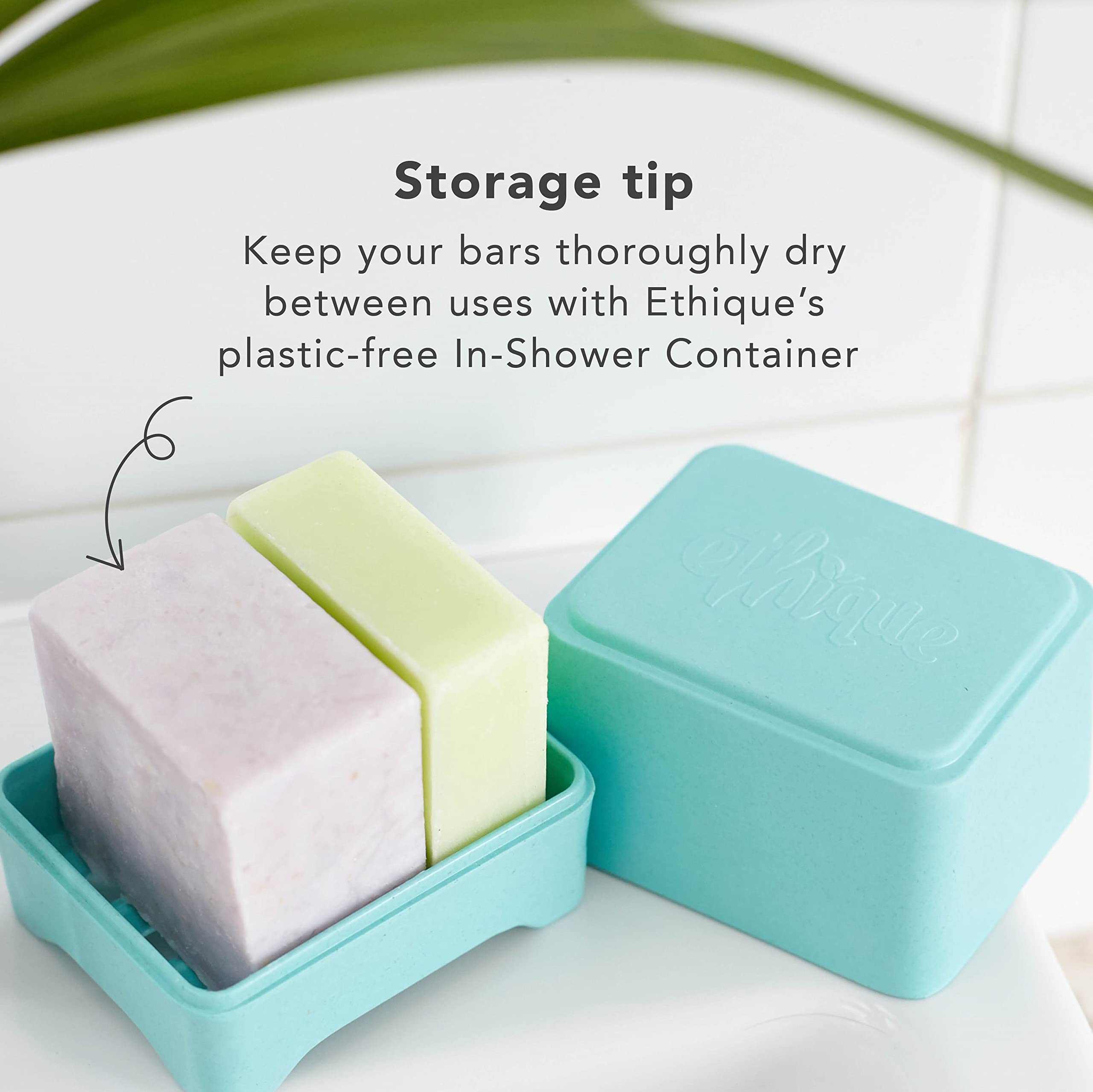 Ethique Aqua In-Shower Container for Shampoo and Conditioner Bars (Pack of 1)