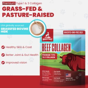 Grass fed Collagen for Dogs - Supports Health Skin & Coat, Hip, Joint Care & Cartilage Support + Skin Health and Mobility, 100% All Natural Collagen