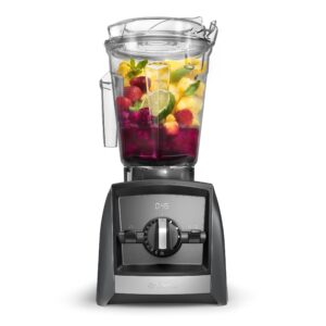 vitamix a2500 ascent series smart blender, professional-grade, 64 oz. low-profile container, slate (renewed)