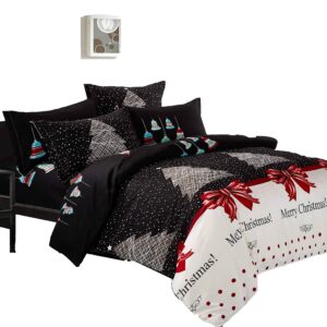 Swanson Beddings Christmas 3-Piece Bedding Set: Duvet Cover and Pillow Shams (California King)