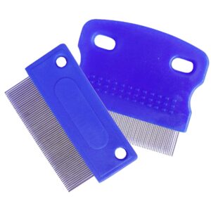 zyoung tear stain remover dog grooming comb - gently removes mucus, crust, and eye stains for pets