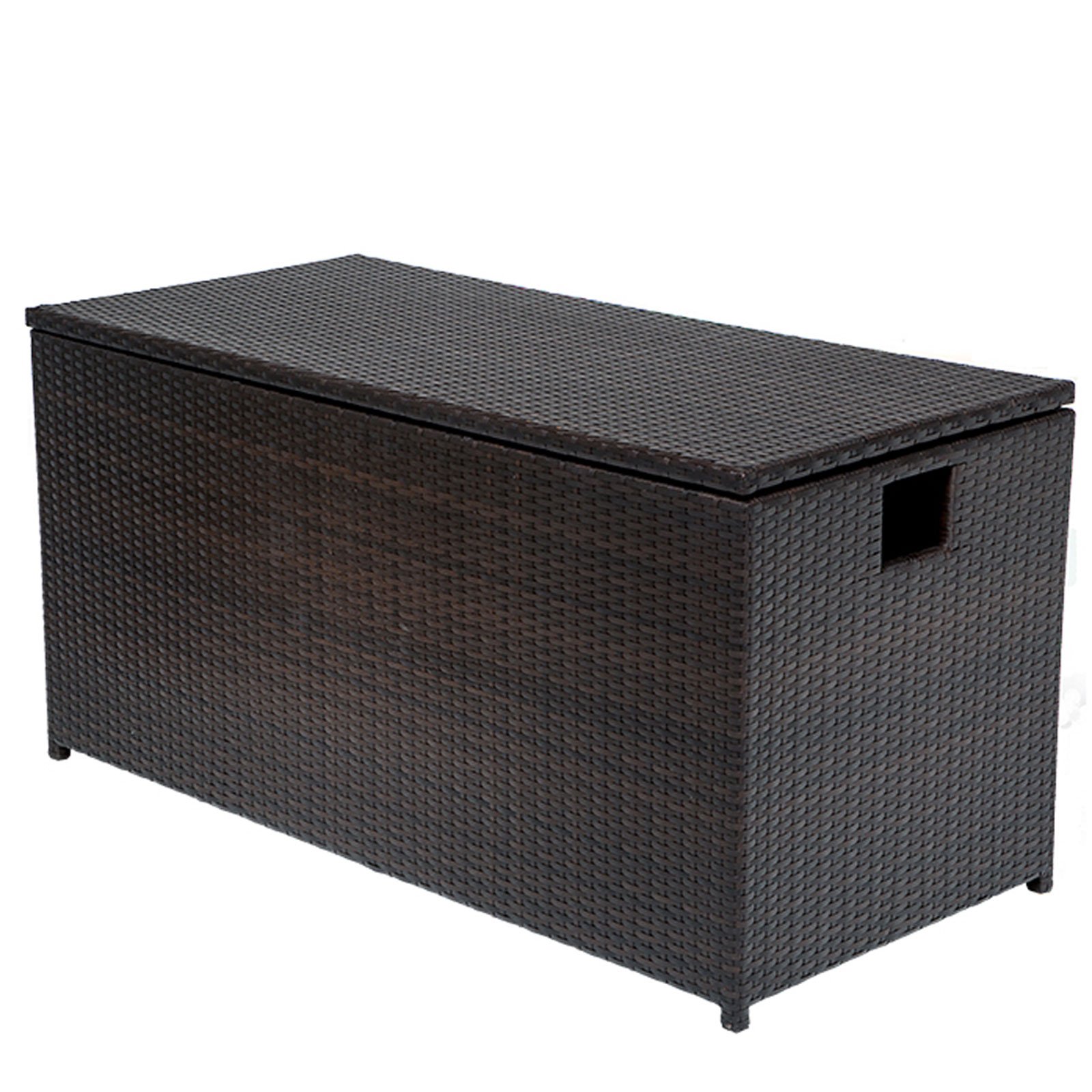 TK Classics Belle Outdoor Wicker Patio Storage Chest