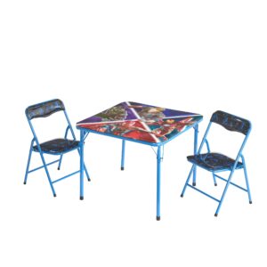 marvel avengers infinity war 3 piece children's activity square table and chair set, ages 3+