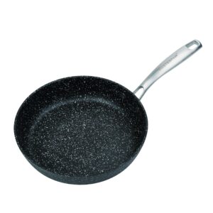 masterpan granite ultra non-stick cast aluminum fry pan, non-stick frying pan omelette pan, 11", grey,