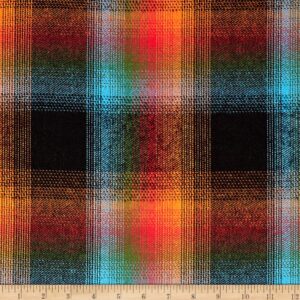 kaufman durango flannel plaid adventure, fabric by the yard